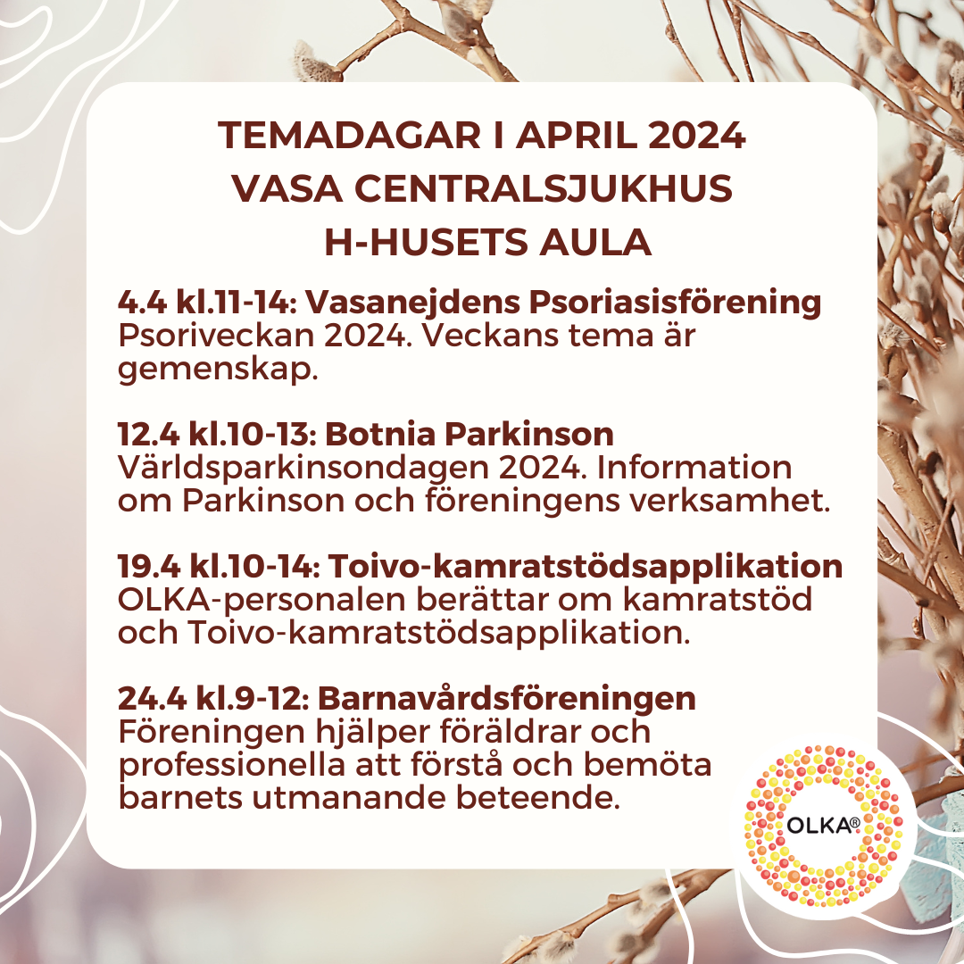 Kuukausiohjelma | Pohjanmaan Yhdistykset ry