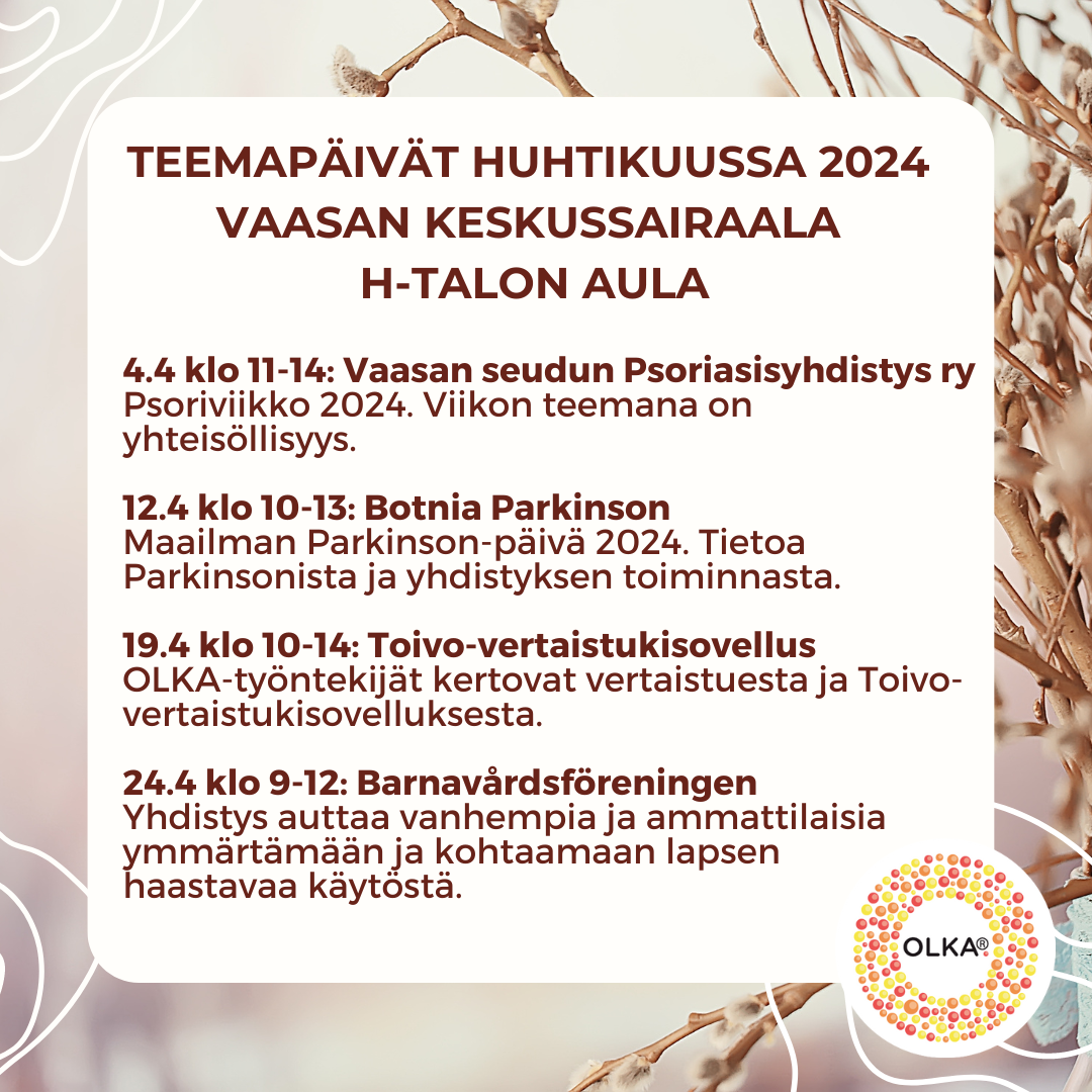 Kuukausiohjelma | Pohjanmaan Yhdistykset ry